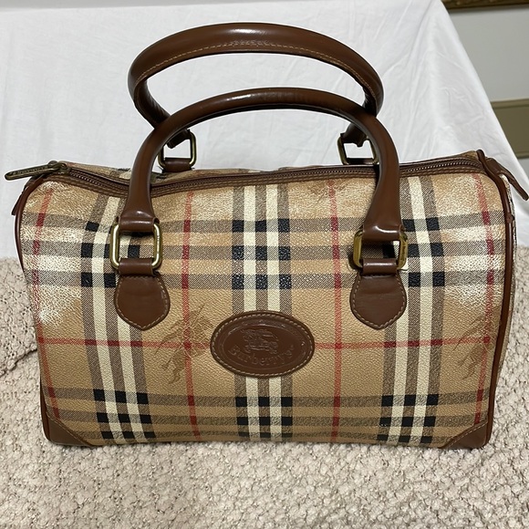Burberry | Bags | Vintage Burberry Boston Bag | Poshmark
